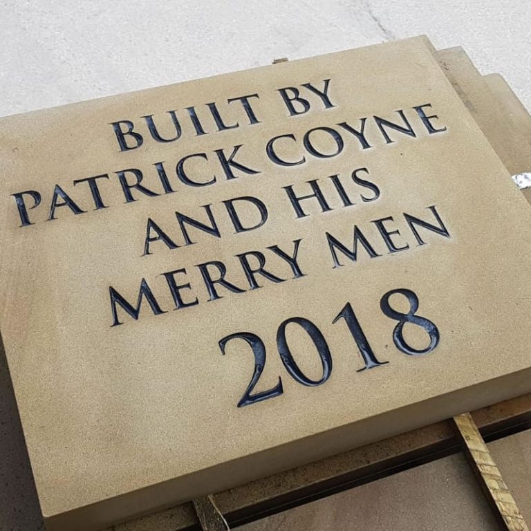 Stone House Name Signs | Free Standing Name Stones | Huddersfield